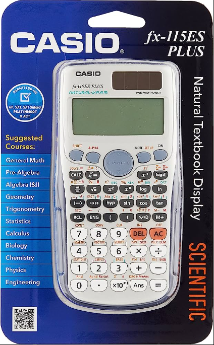 The UACCM Bookstore: Casio Fx 115 Es Plus Scientific Calculator